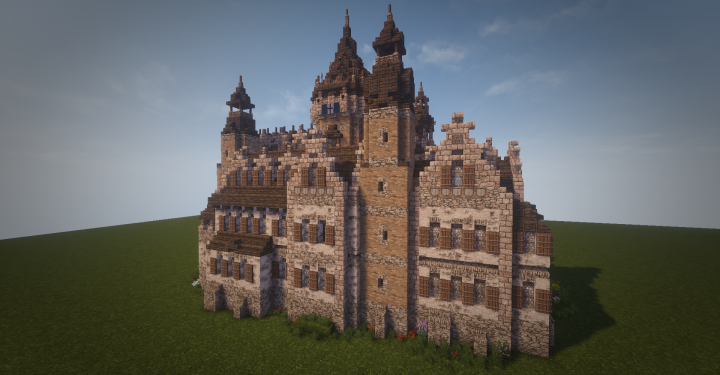Realistic Medieval Castle 3 [With Interior] [Stopped] Minecraft Map