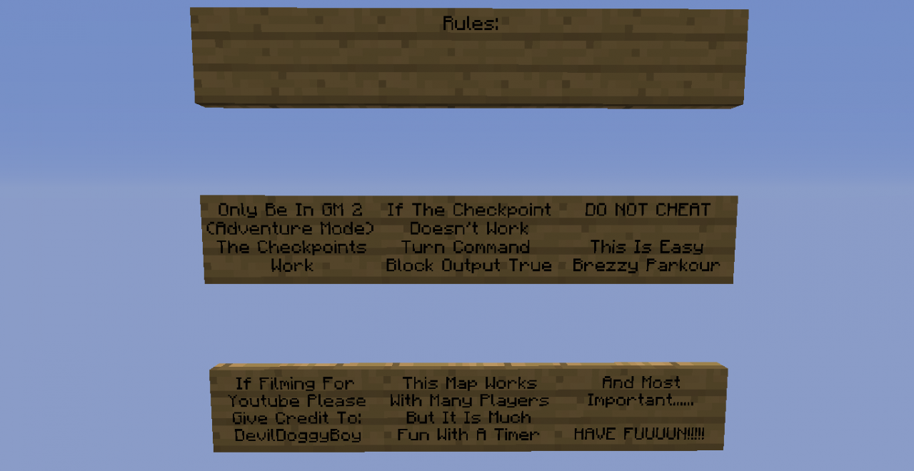 Block By Block | Minecraft Parkour Minecraft Map