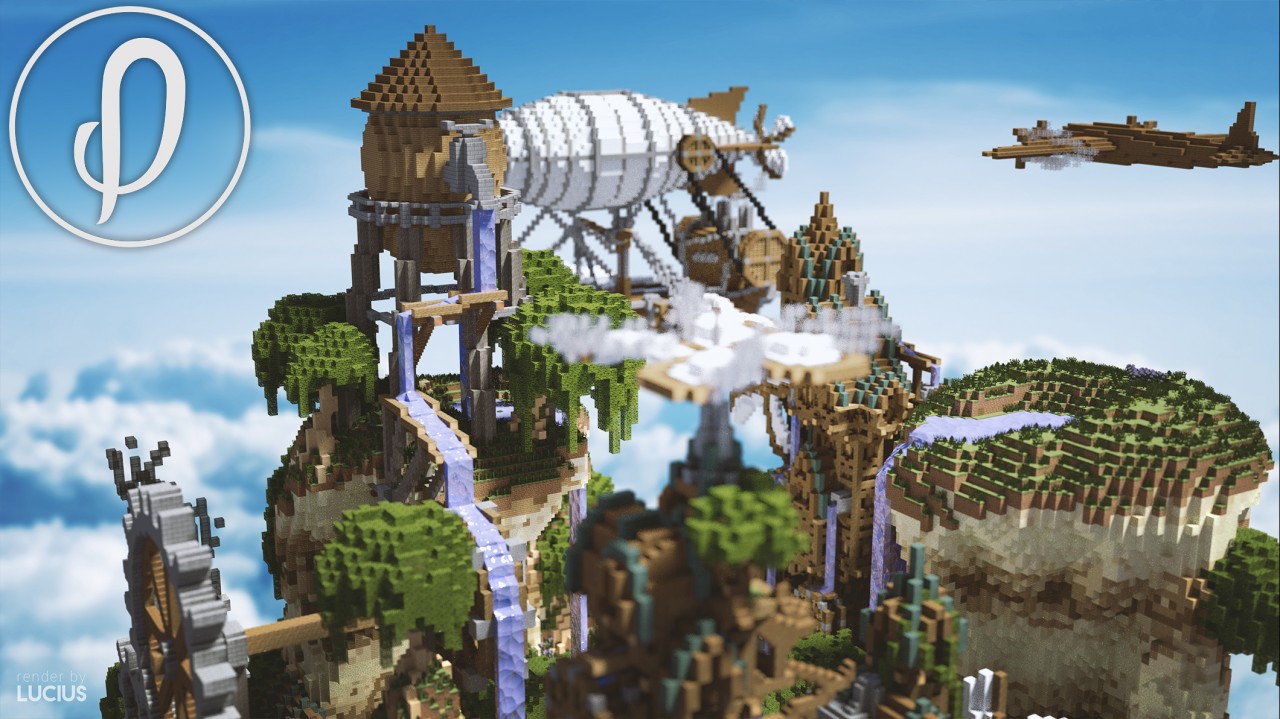 Patheria - STEAMPUNK LOBBY | NoLimitGaming Minecraft Map