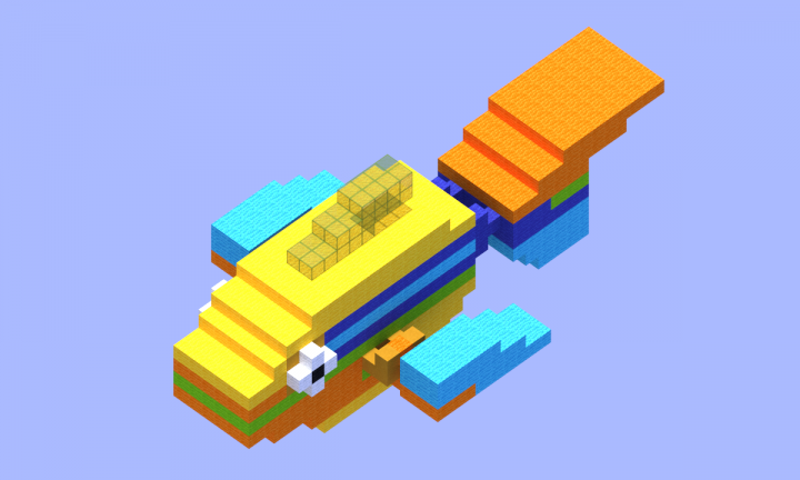 Goldfish (Model No.40426) Minecraft Map