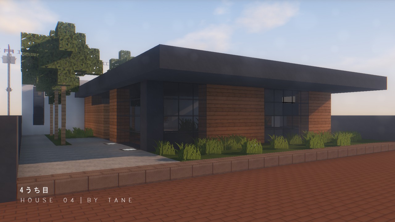 | House 04 | Contemporary Modern Home Minecraft Map