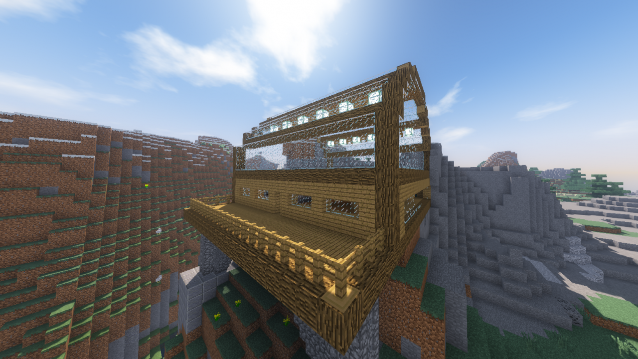 Beautiful Cliffside Estate Minecraft Map