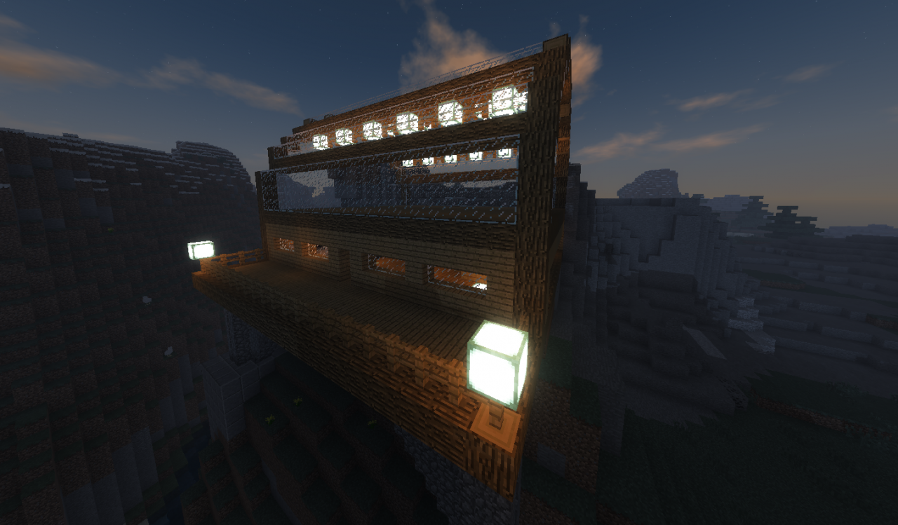 Beautiful Cliffside Estate Minecraft Map