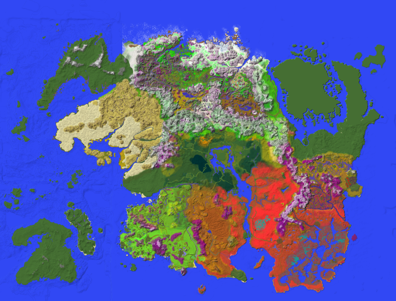 Tamriel Minecraft Map