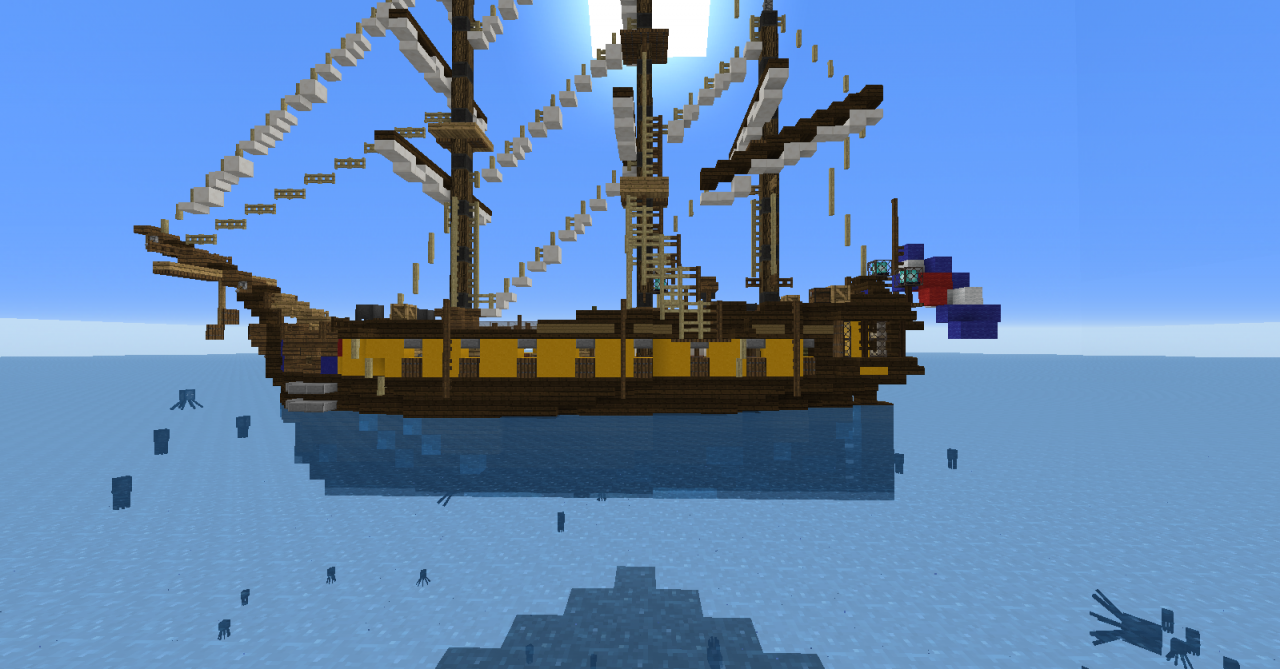 HMS Surprise (Little HMS King of waves edit) Minecraft Map