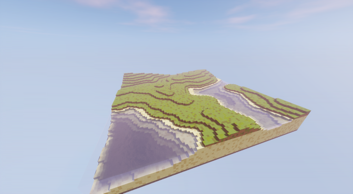 Hand Made Land Minecraft Map