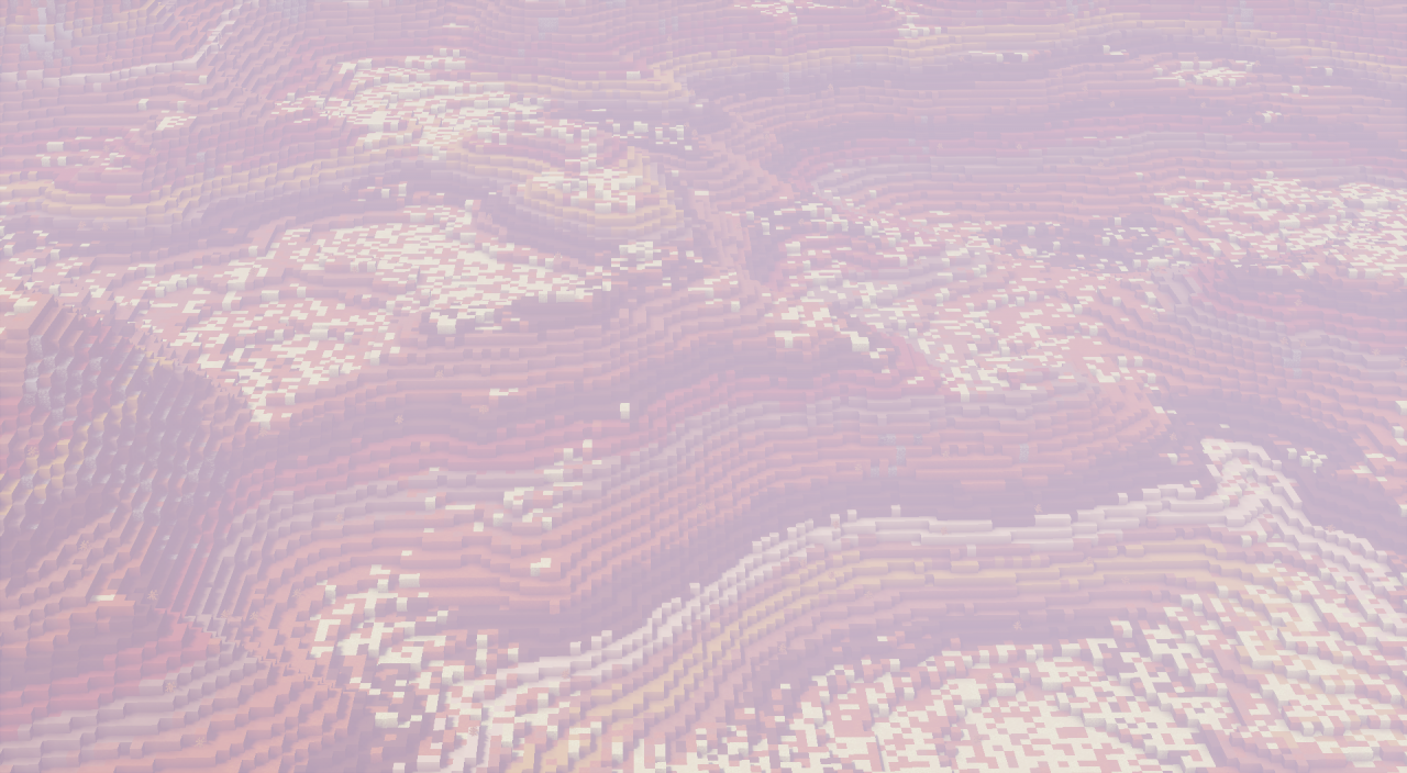 Huge Custom Mesa Minecraft Map