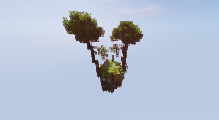 Double Tree SkyBlock Island Minecraft Map