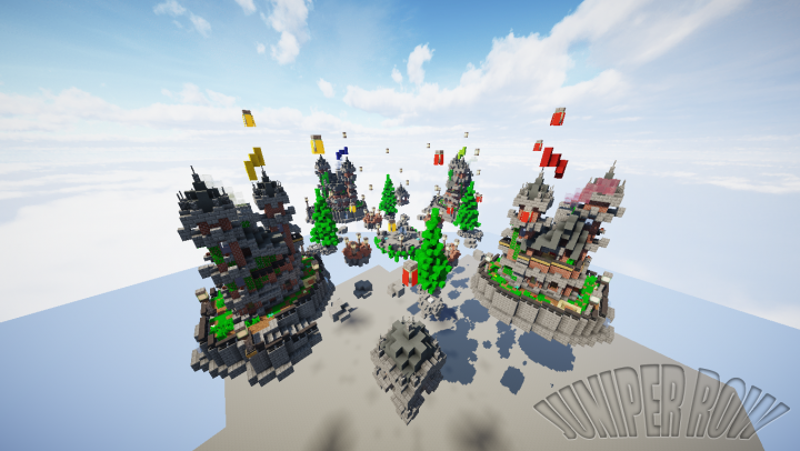 Juniper Row - BedWars Map. [Small] Minecraft Map