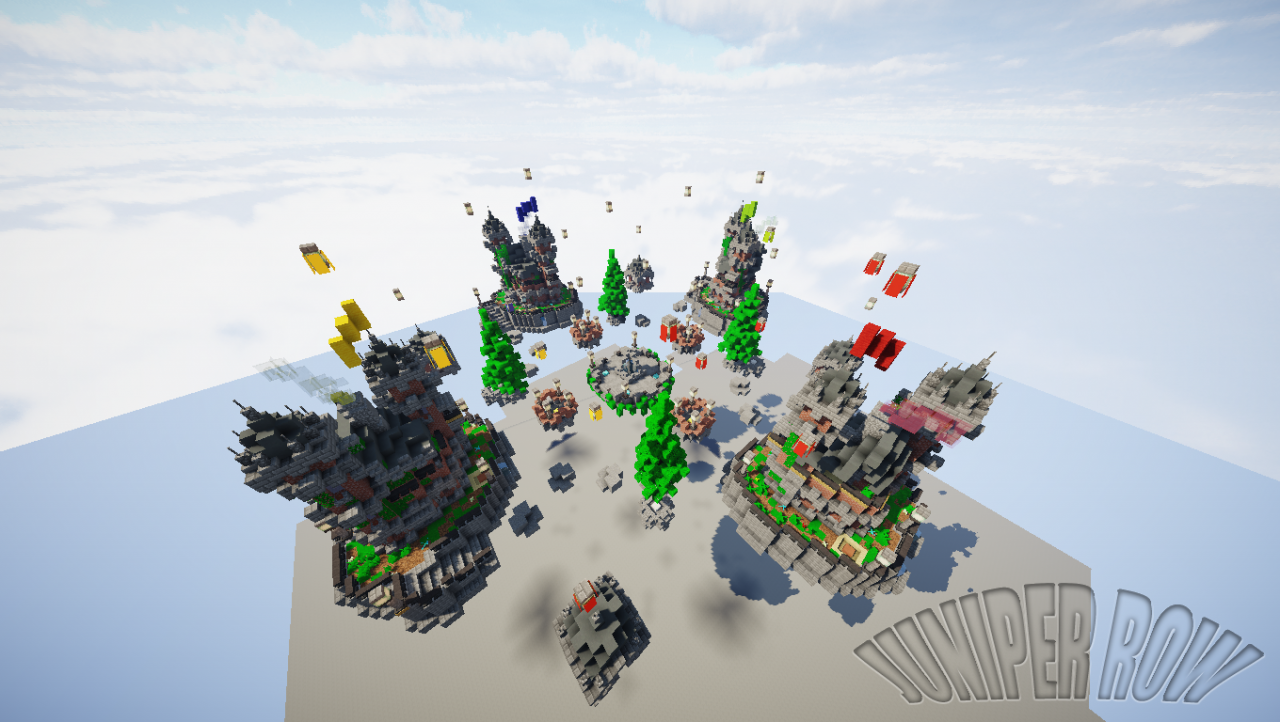 Juniper Row - BedWars Map. [Small] Minecraft Map