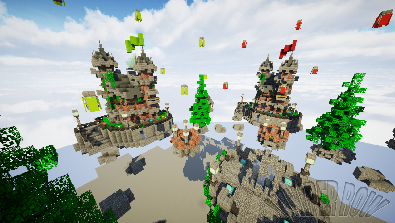 Juniper Row - BedWars Map. [Small] Minecraft Map