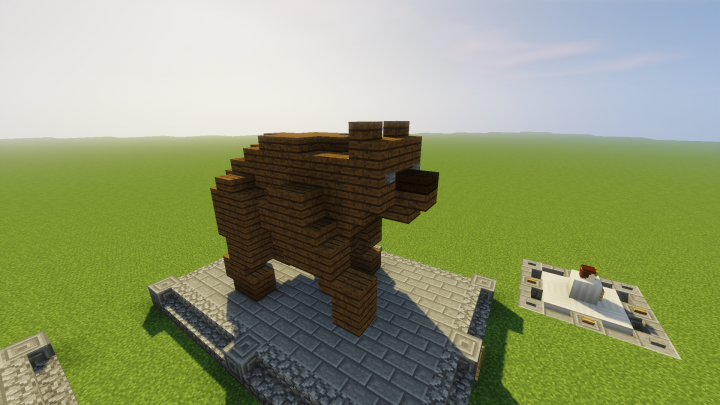 *Asia Update* World Animal Statues Minecraft Map