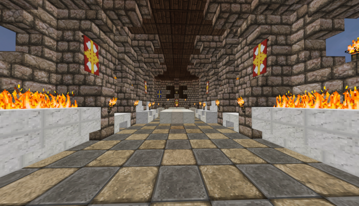 Great hall Minecraft Map