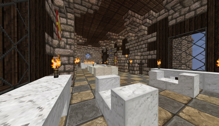 Great hall Minecraft Map