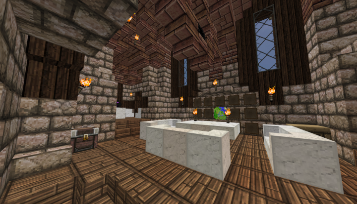 Great hall Minecraft Map