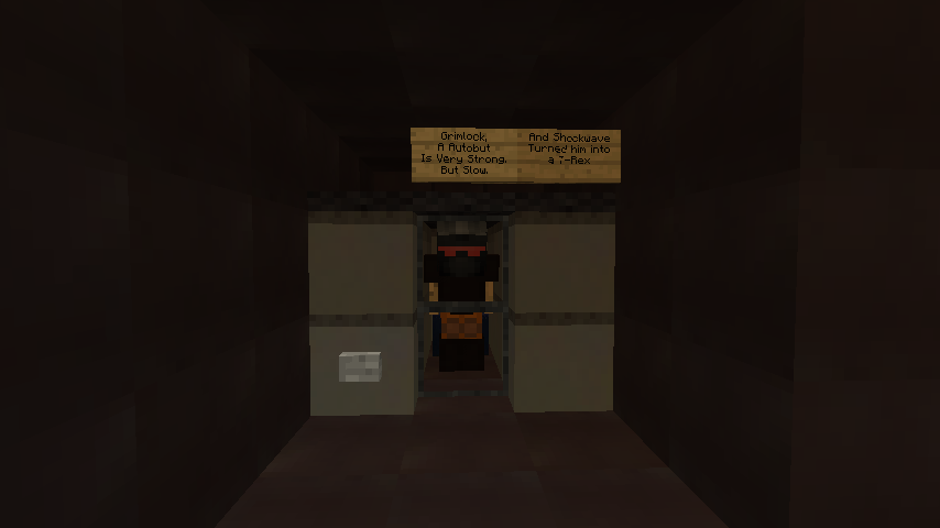 Transformers. The Secret of Metal Minecraft Map