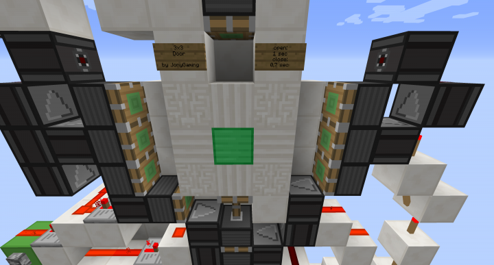 3x3 door (2 wide) Minecraft Map