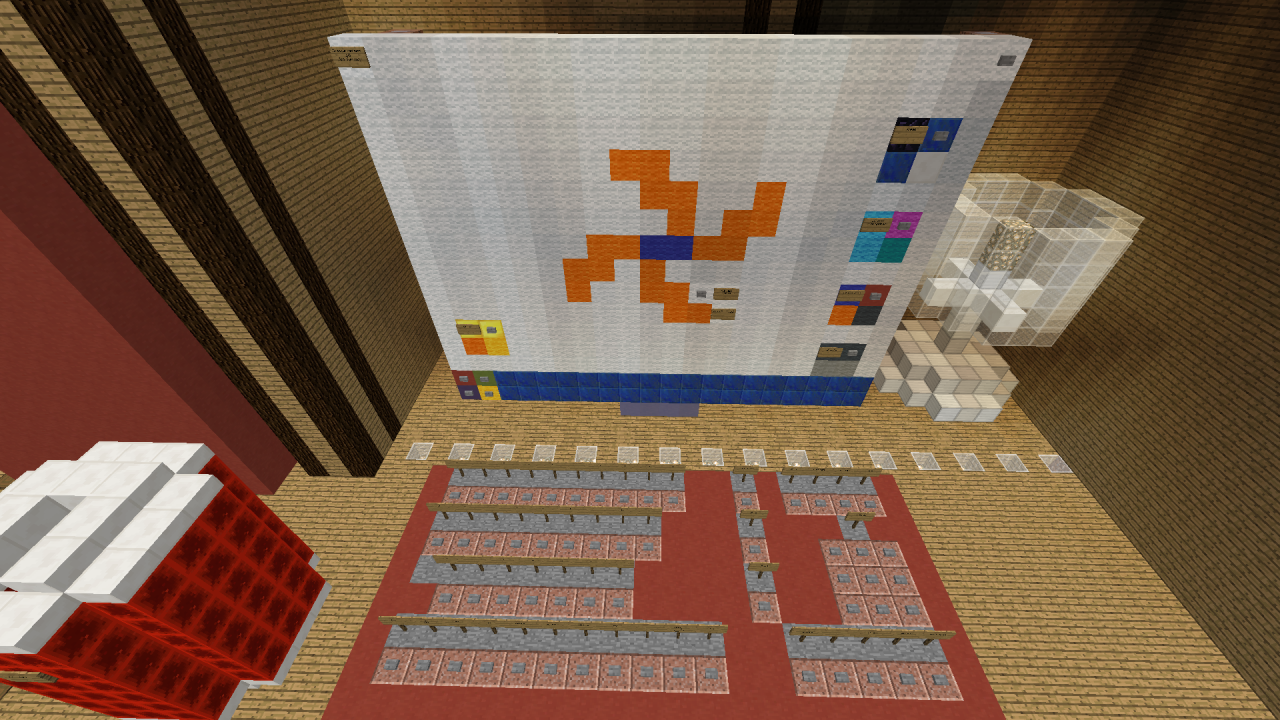 Mindows (Working Redstone Computer) Official release Minecraft Map