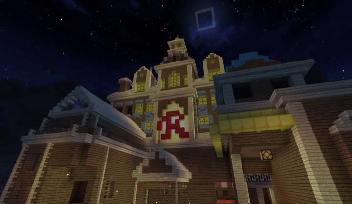 TF2 Map recreation: Mann Manor Minecraft Map