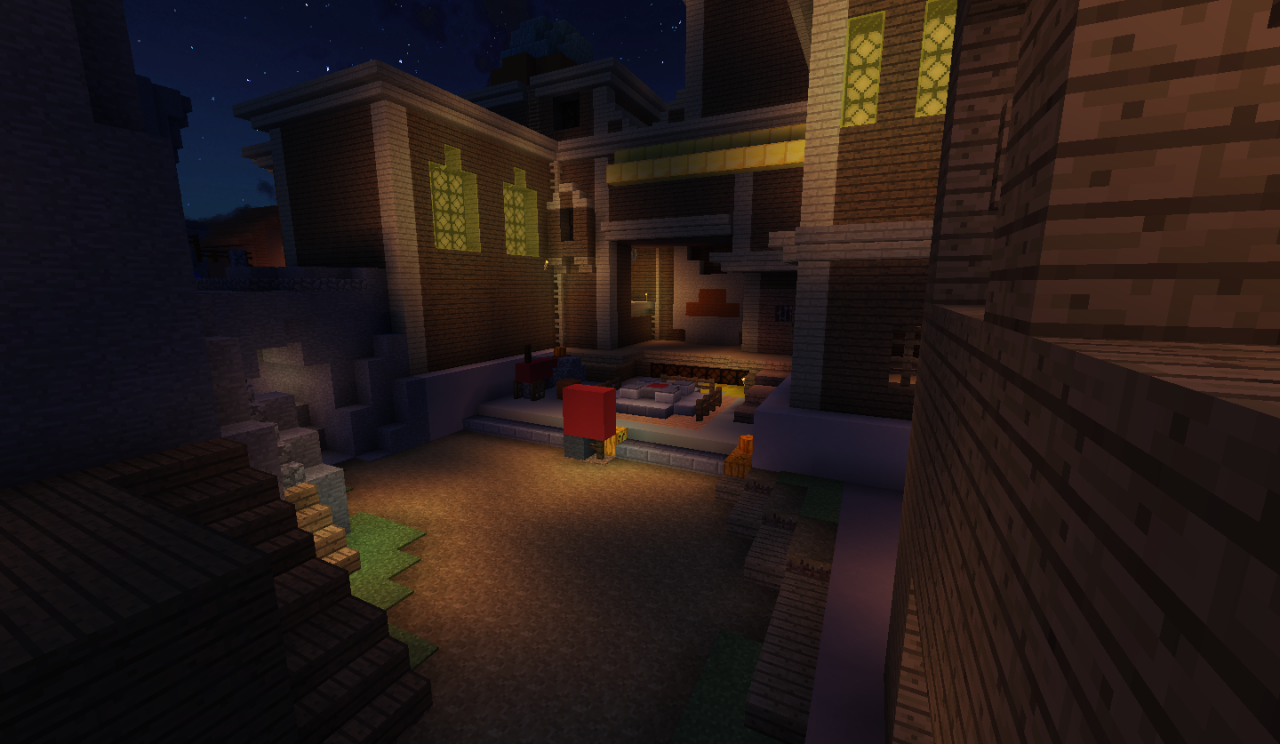 TF2 Map recreation: Mann Manor Minecraft Map