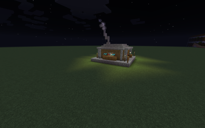 my custom blacksmith village building schematic Minecraft Map