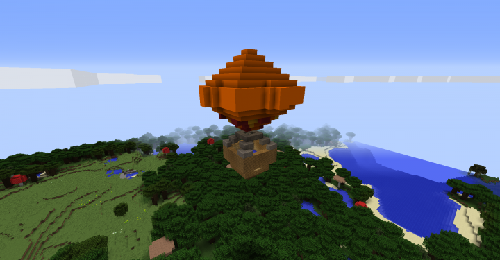 small air balloon Minecraft Map