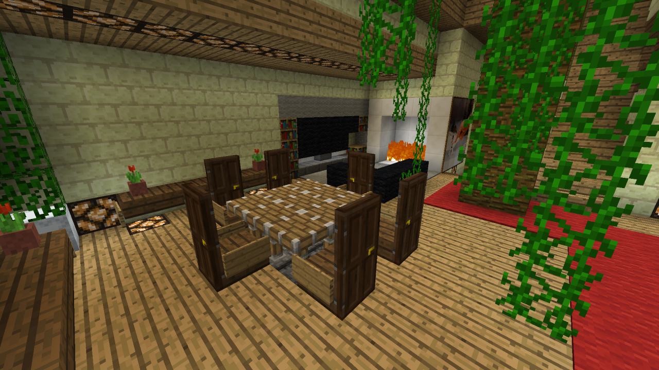 Jungle modern house Minecraft Map