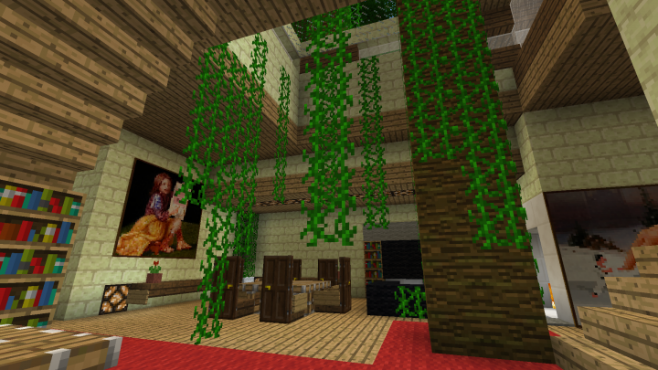 Jungle modern house Minecraft Map