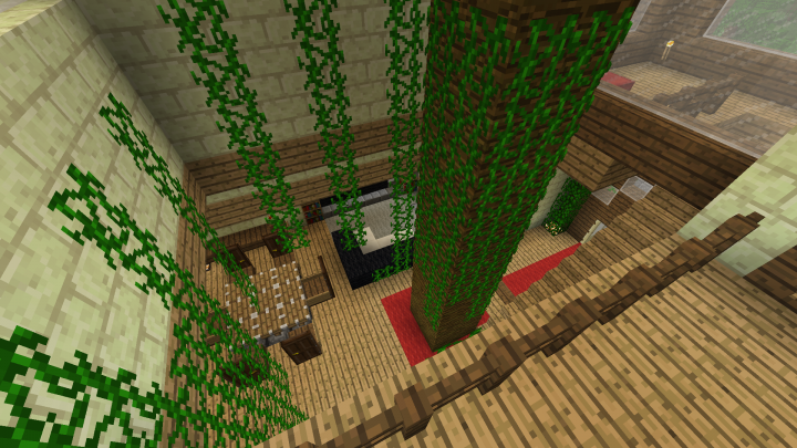Jungle modern house Minecraft Map