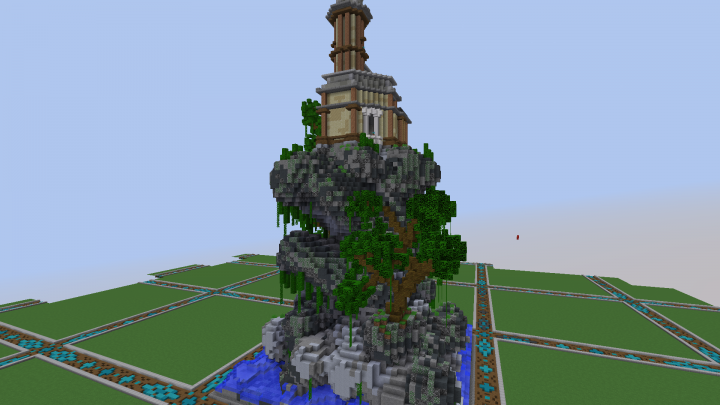 House on the cliff [51x51] Plot #23 Minecraft Map