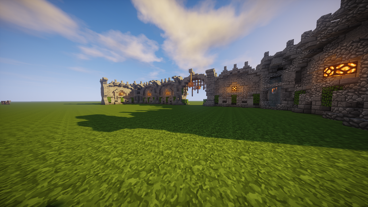 Castle Walls Set (3 Pieces) Minecraft Map