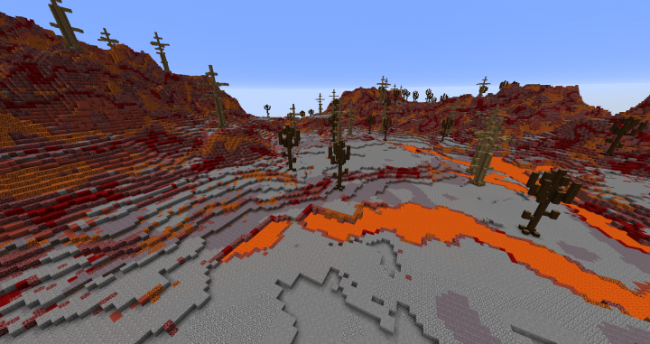 magma world Minecraft Map