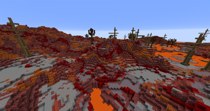 magma world Minecraft Map
