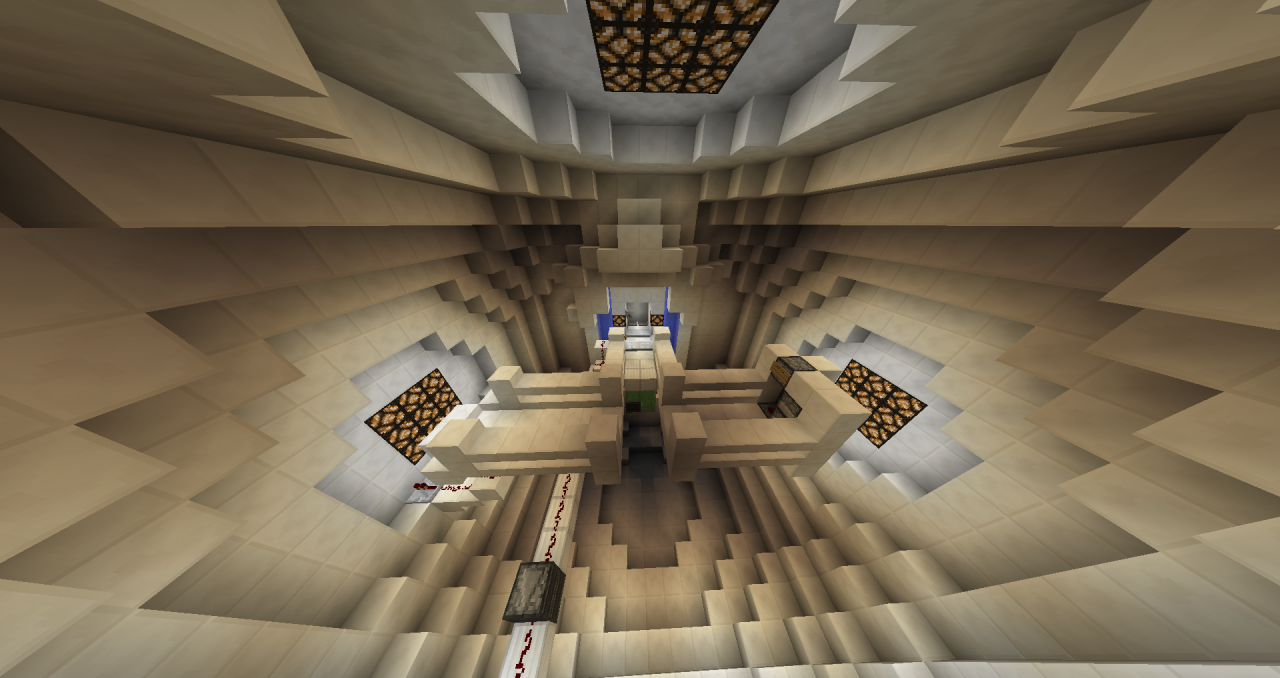 secret base,w/ redstone Minecraft Map