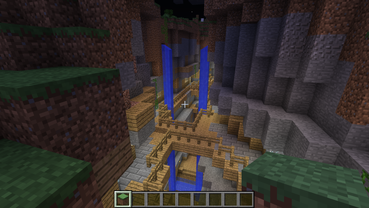 Cave Village Minecraft Map