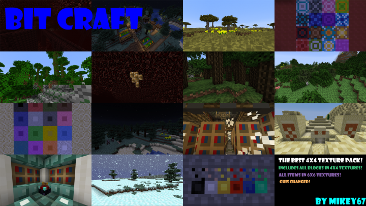 Bit craft Minecraft Texture Pack