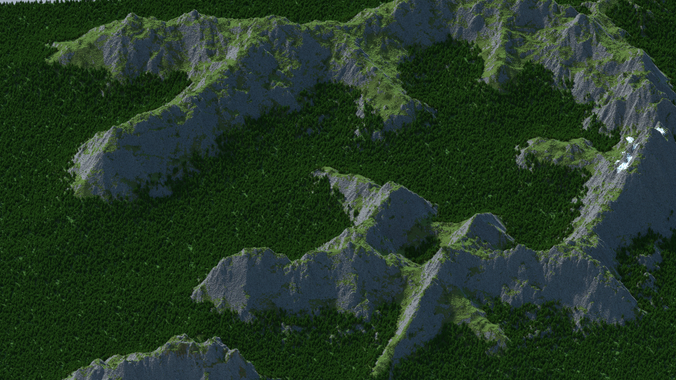 Mountains. 3 Minecraft Map