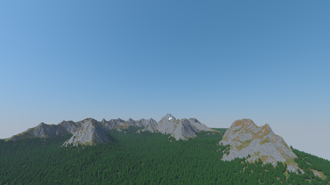 Mountains. 3 Minecraft Map