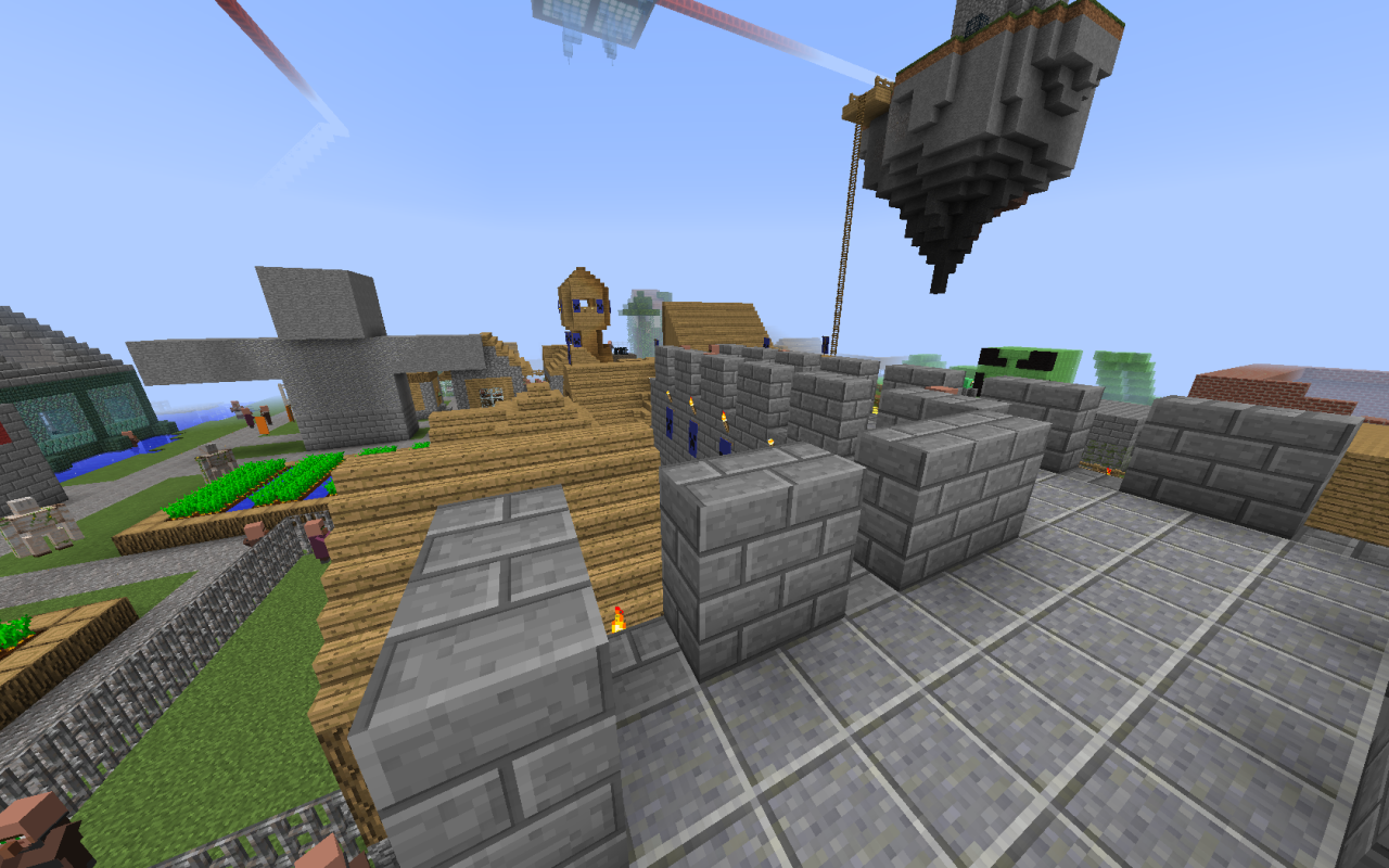 Creeper City 1.4 Minecraft Map
