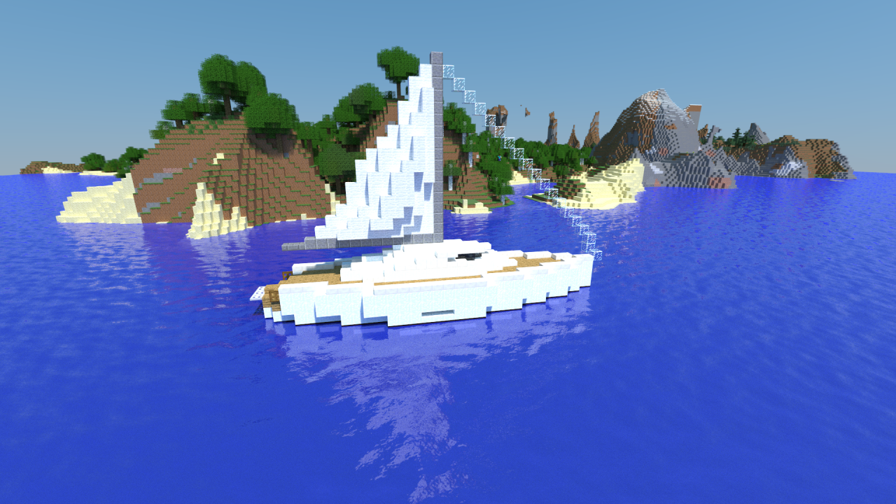 Modern Sailing Yacht (download) Minecraft Map