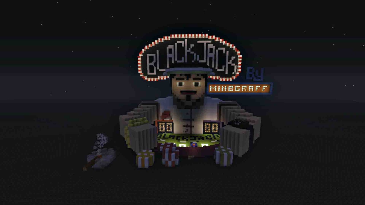 BlackJack Redstone Minecraft Map
