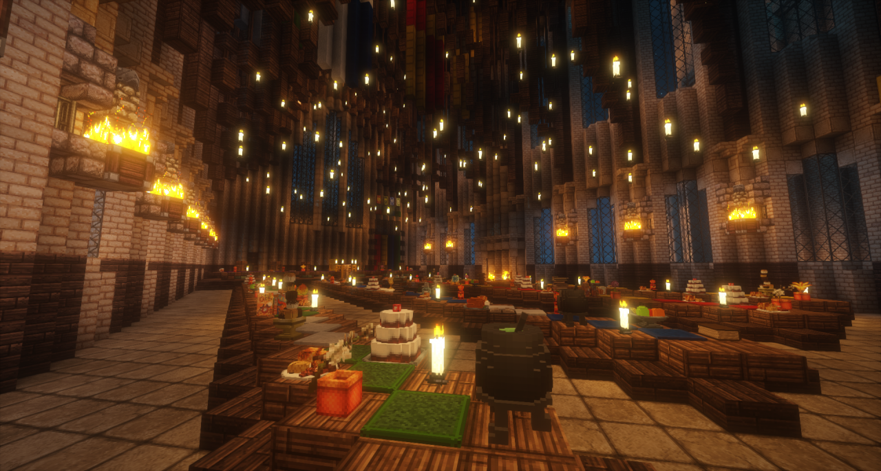Hogwarts Castle on PotterworldMC Minecraft Map