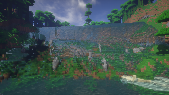Stream of Waterfall Minecraft Map