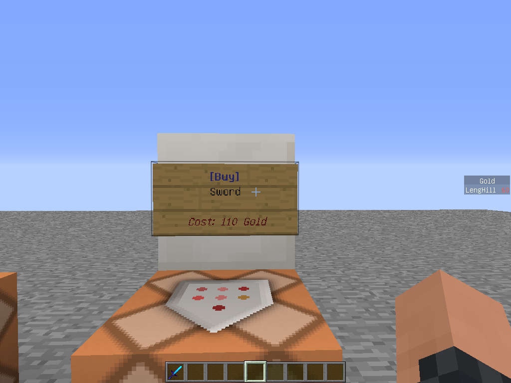 Shop on coins (Command Blocks) Minecraft Map