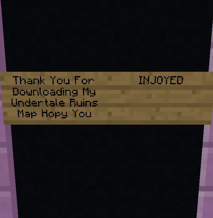 Undertale Ruins Map! (Version 1.12.2) Minecraft Map