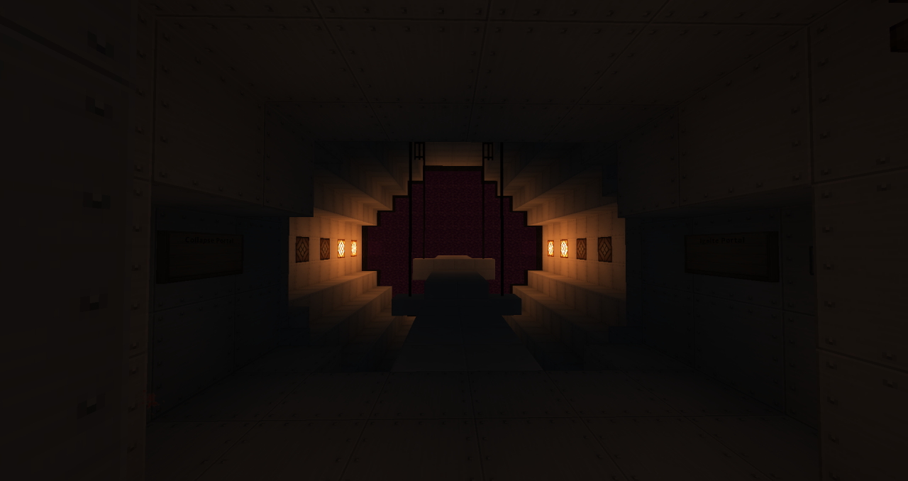 Underground Portal Vault (Redstone Controlled Portal) Minecraft Map