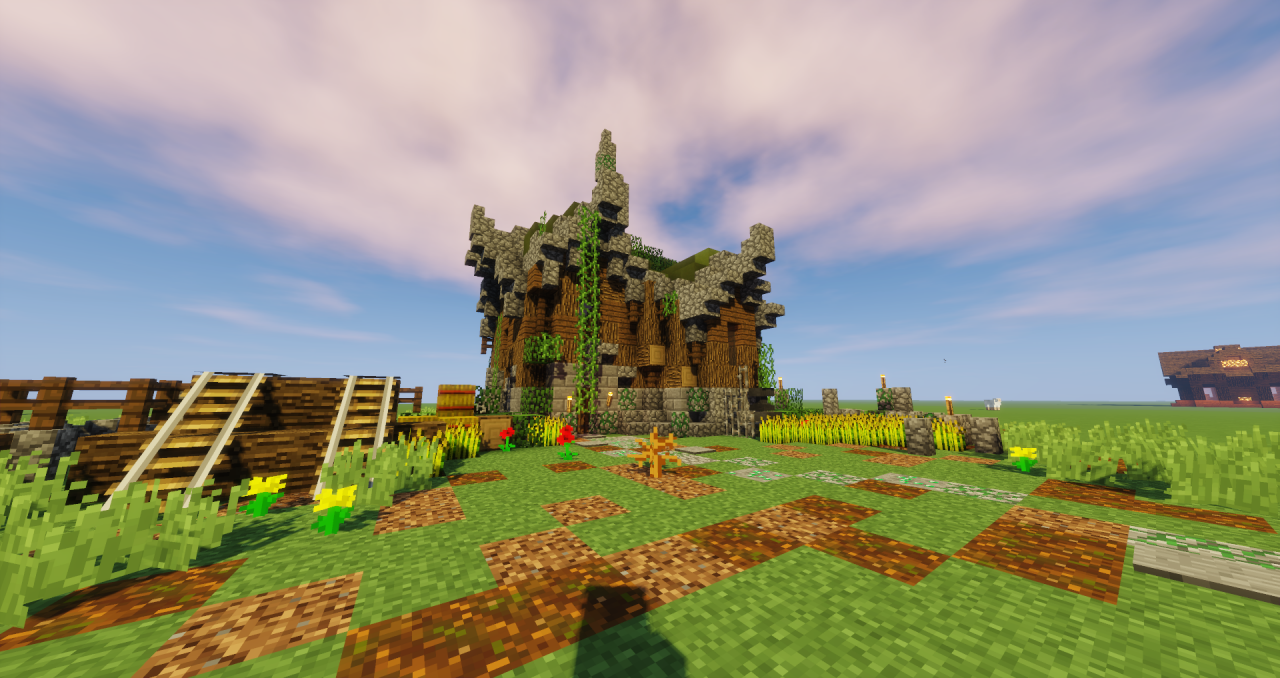 Small medieval hut (+download!) Minecraft Map