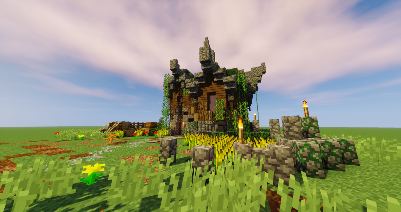 Small medieval hut (+download!) Minecraft Map