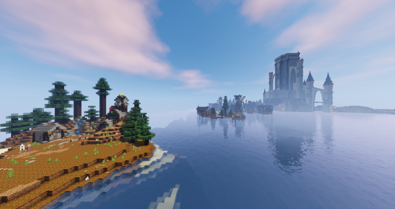 Faction Lake Village Minecraft Map