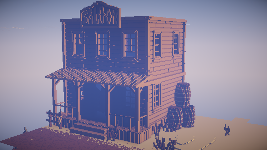 A western Saloon Minecraft Map